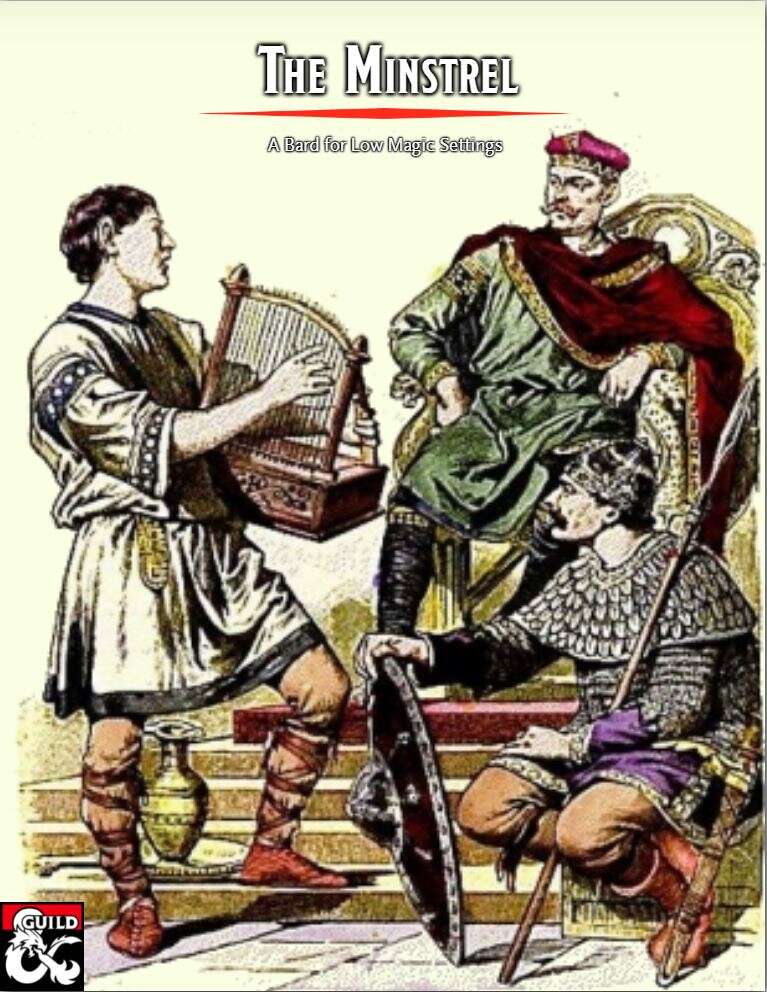 The Minstrel, a Bard for Low Magic Settings - Dungeon Masters Guild ...