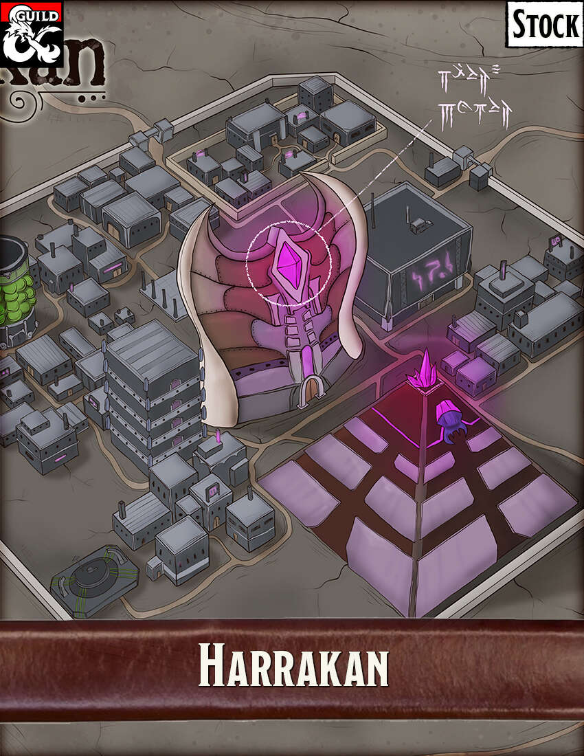 Elven Tower - Harrakan | Stock City Map - Dungeon Masters Guild | DriveThruRPG