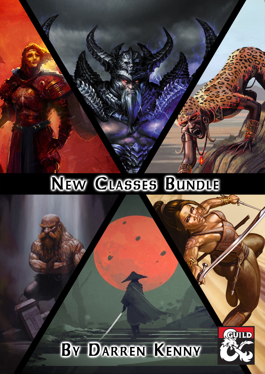 New Classes Bundle - 8 New Classes for 5th Edition [BUNDLE] - Dungeon Masters Guild | DriveThruRPG