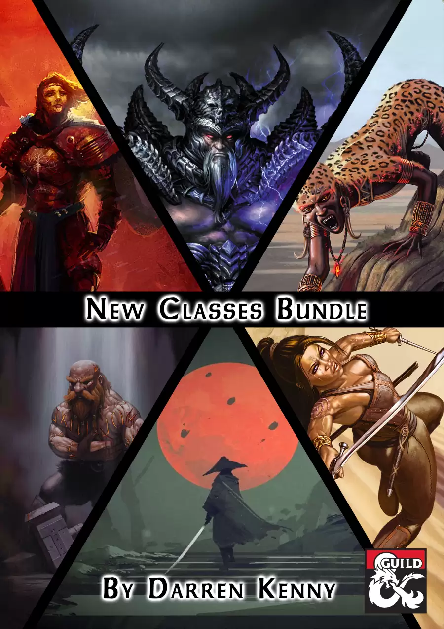 New Classes Bundle - 8 New Classes for 5th Edition [BUNDLE] - Dungeon ...