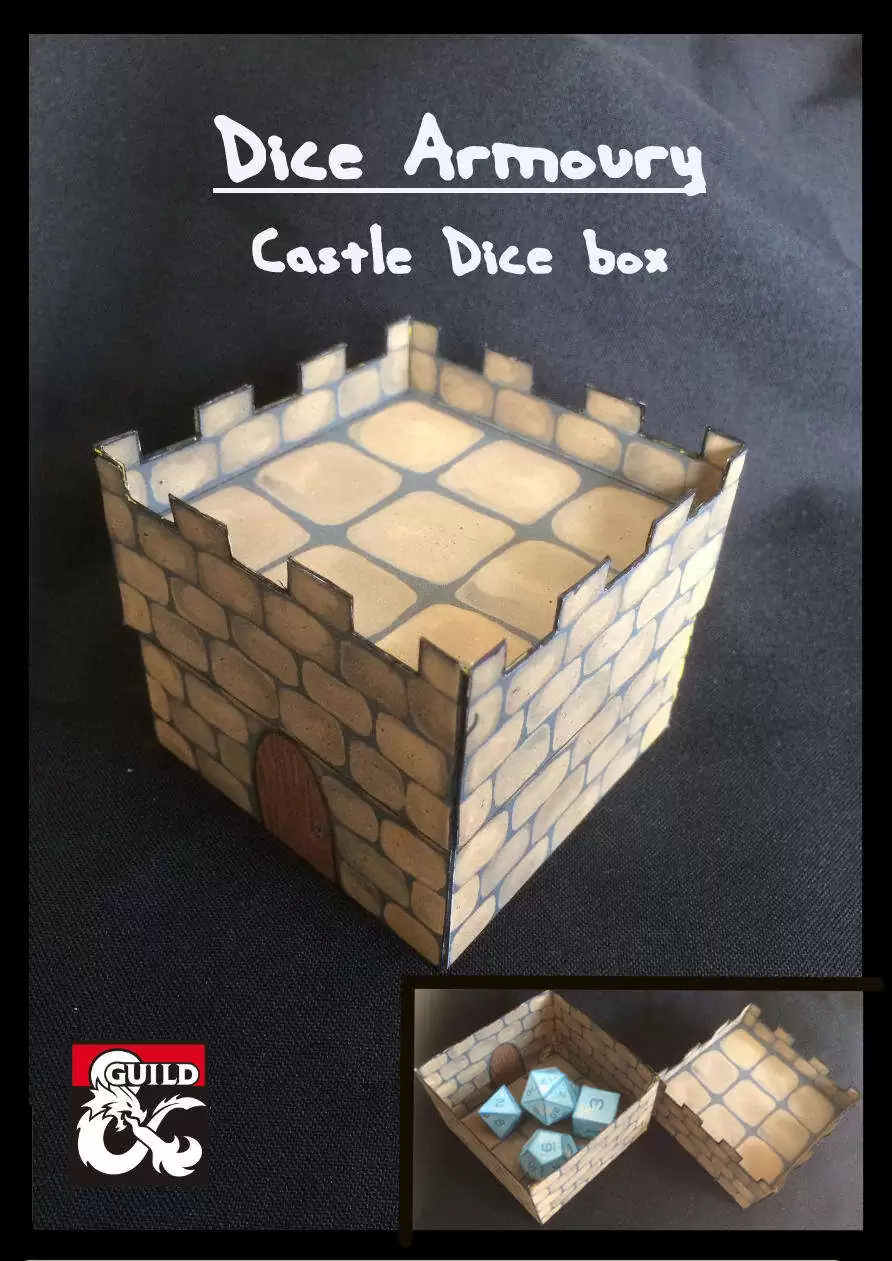 'Dice Armoury' Castle dice box - Dungeon Masters Guild | DriveThruRPG