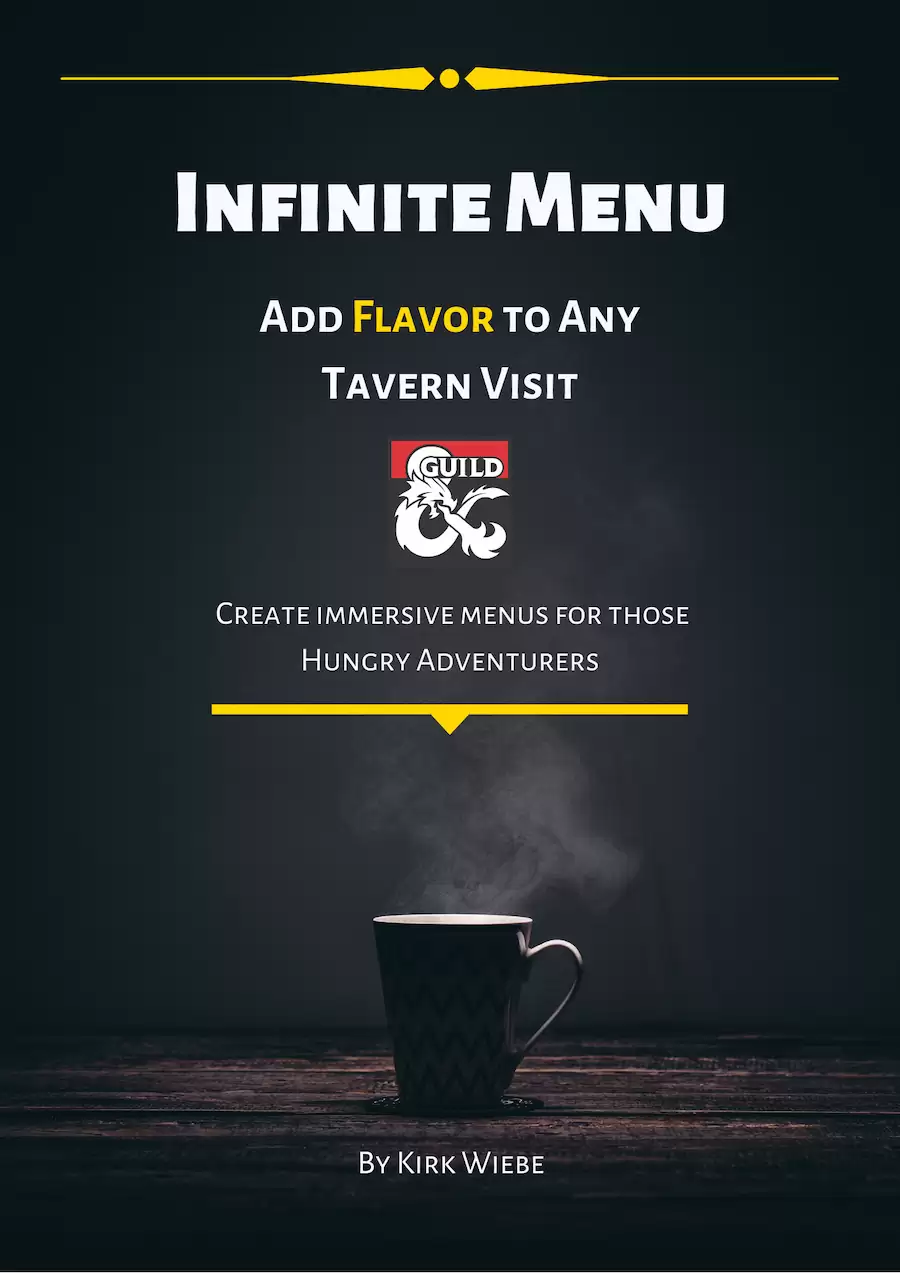 Infinite Menu - Dungeon Masters Guild | DriveThruRPG