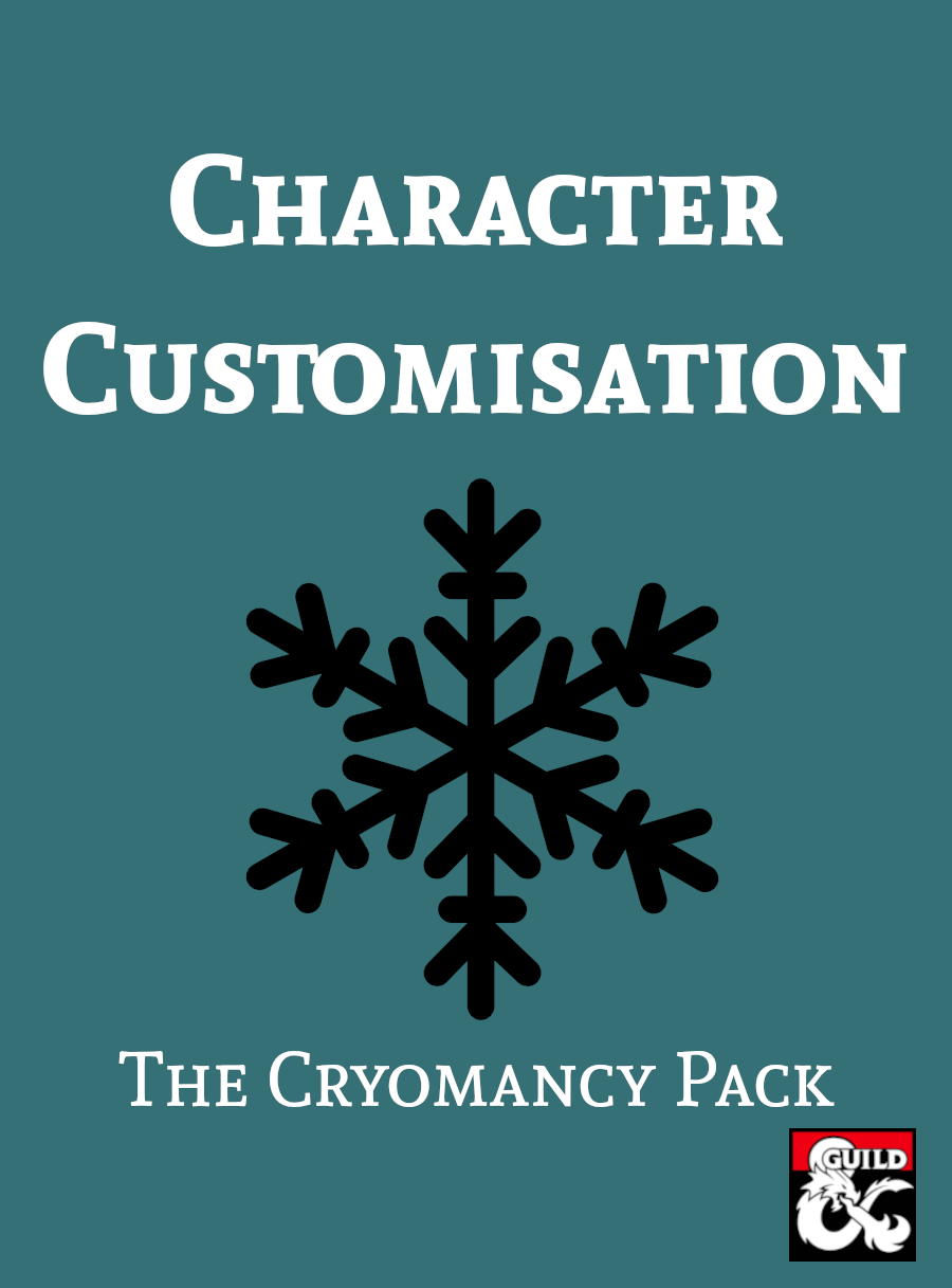 Character Customisation: The Cryomancy Pack - Dungeon Masters Guild ...