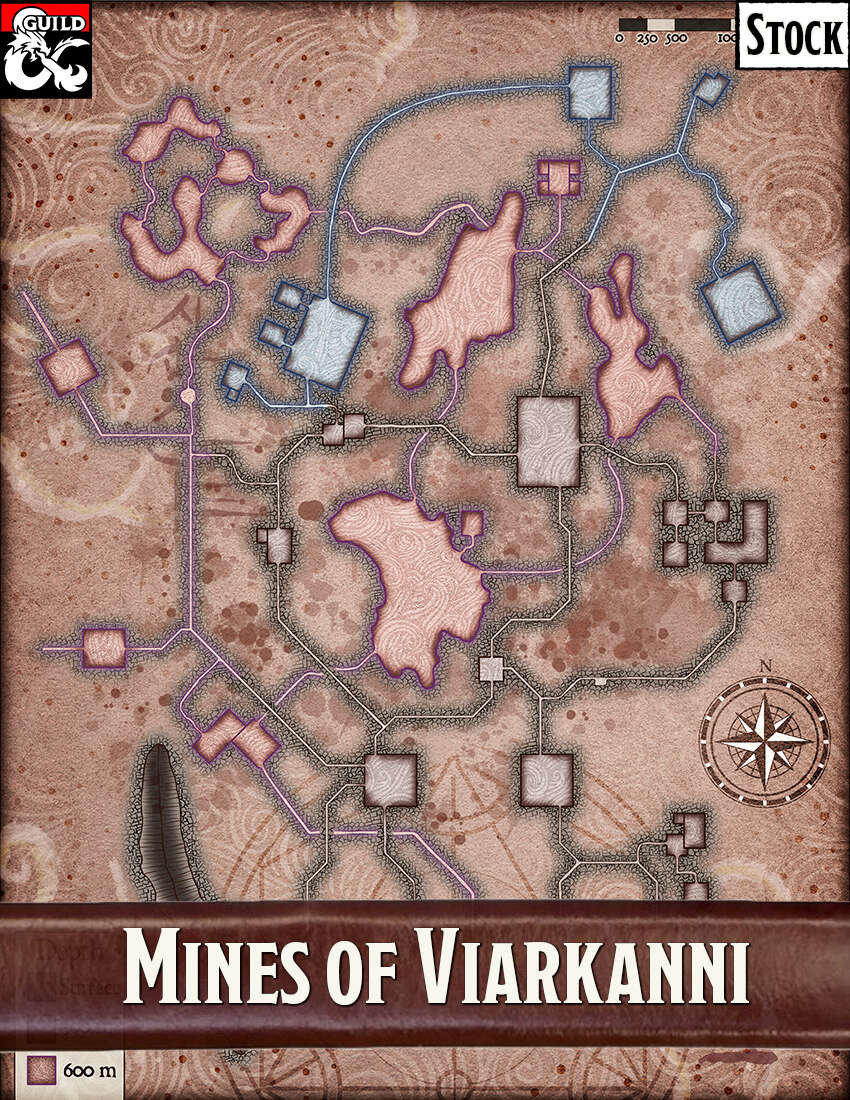 Elven Tower - Mines of Viarkanni | Stock Battlemap - Dungeon Masters ...