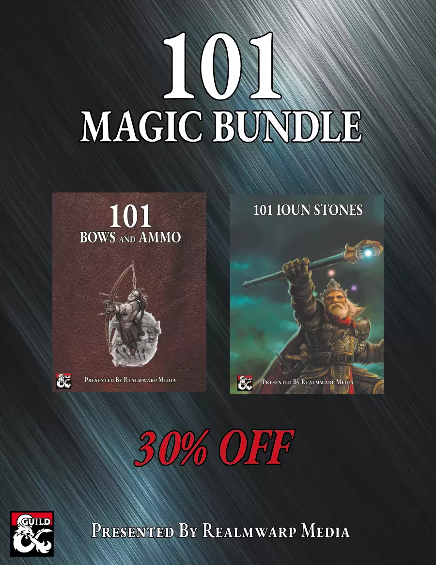 101 Magic Items Series [BUNDLE] - Dungeon Masters Guild | DriveThruRPG