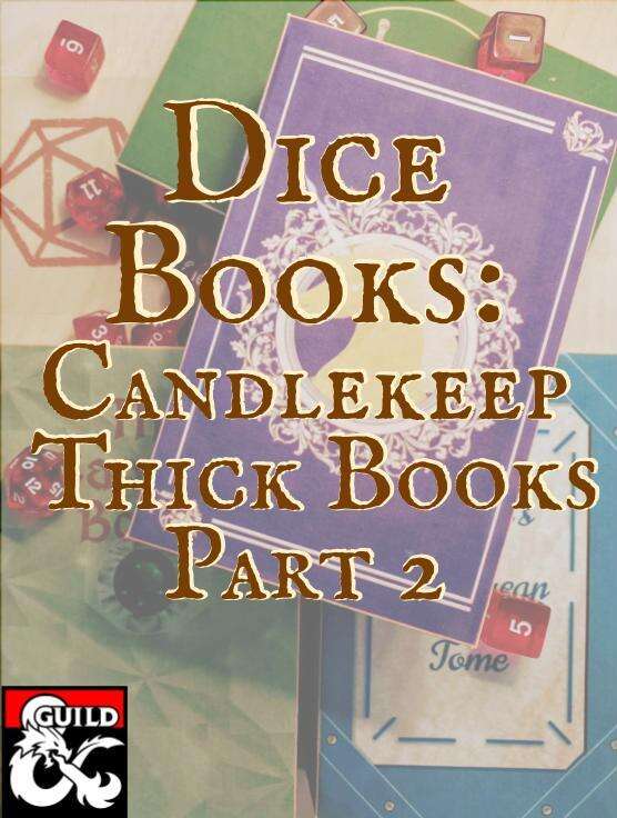 Dice Books: Candlekeep Thick Books Part 2 - Dungeon Masters Guild ...