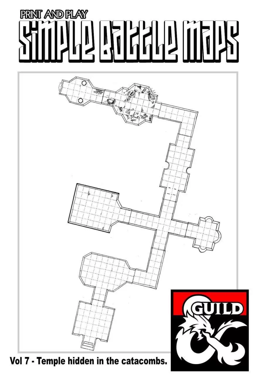 Print and play combat maps vol seven - Dungeon Masters Guild | DriveThruRPG