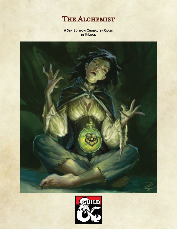 The Alchemist - 5th Edition Character Class - Dungeon Masters Guild ...
