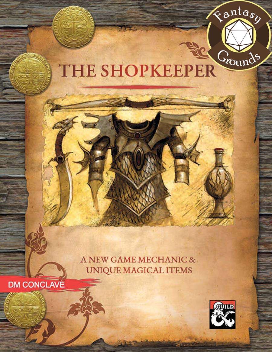 The Shopkeeper (Fantasy Grounds) - Dungeon Masters Guild | DriveThruRPG