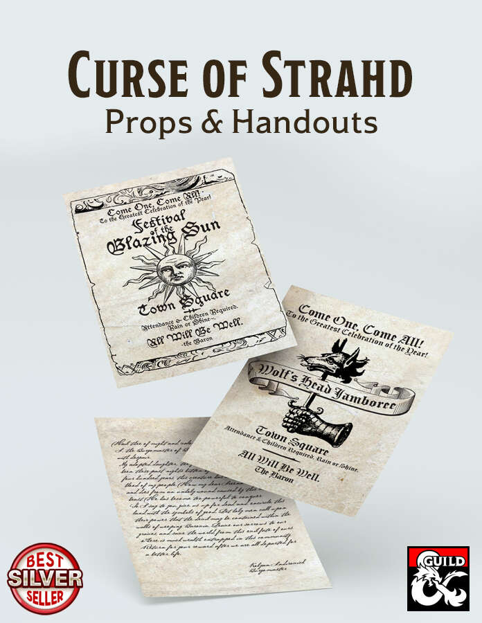 Curse of Strahd: Props & Handouts - Dungeon Masters Guild | DriveThruRPG