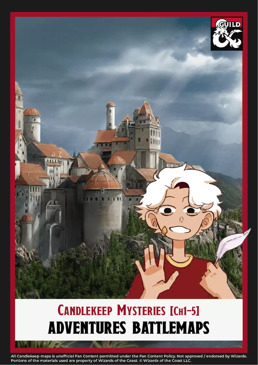 Candlekeep Mysteries - Adventures Battlemaps [Ch1-5] - Dungeon Masters ...