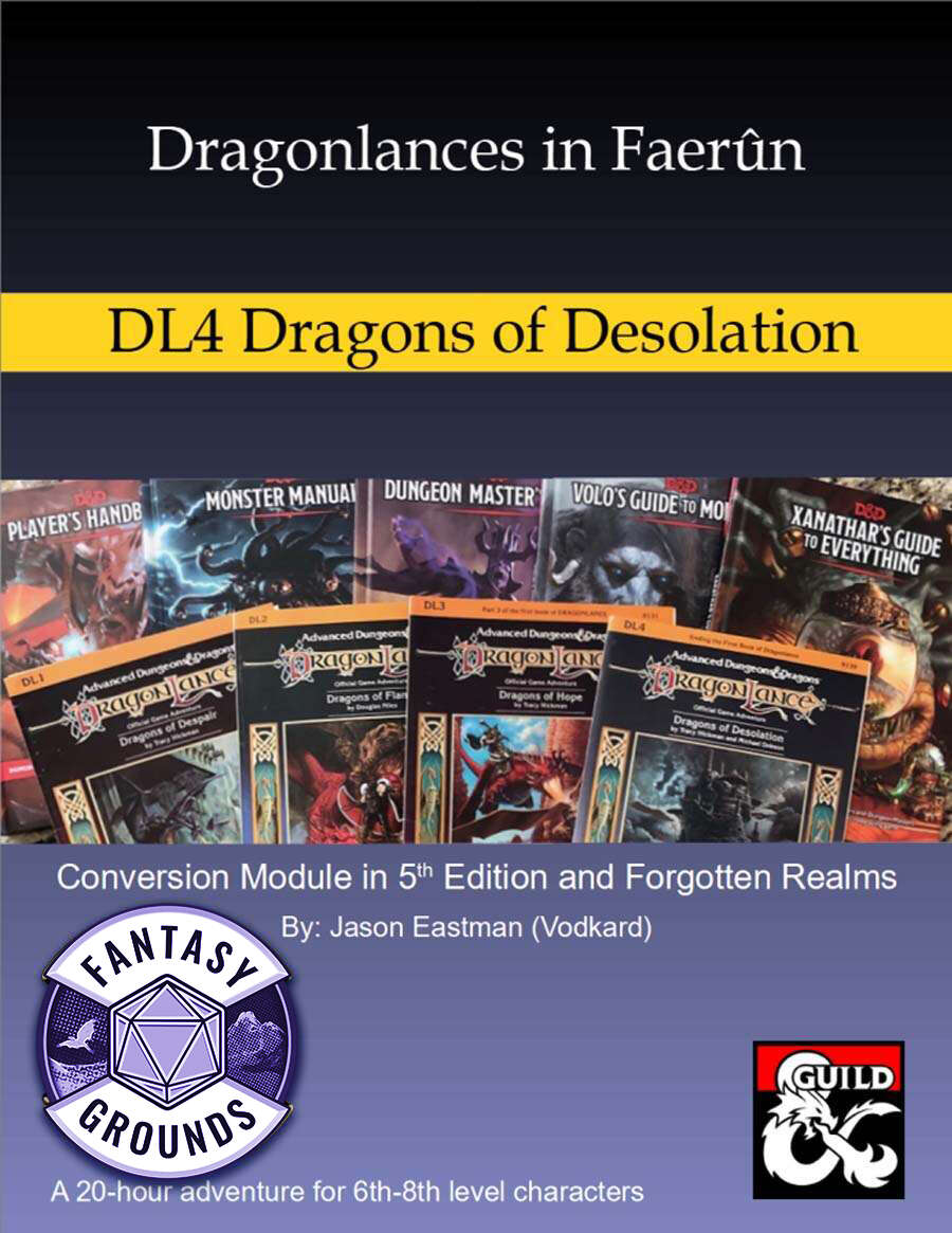 Dragonlances in Faerûn: DL4 Dragons of Desolation - 5E (Fantasy Grounds) - Dungeon Masters Guild ...