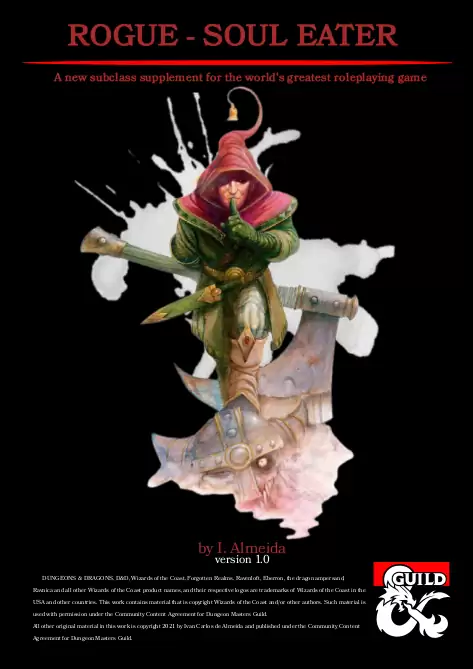 Rogue Subclass: Soul Eater - Dungeon Masters Guild | DriveThruRPG