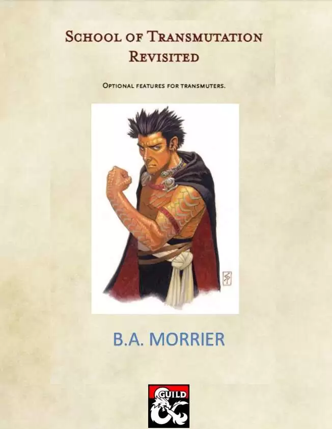School of Transmutation Revisited - Dungeon Masters Guild | DriveThruRPG
