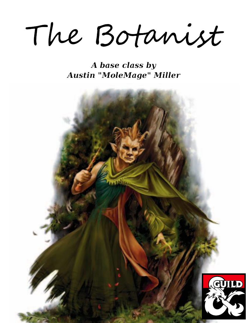 Class: The Botanist - Dungeon Masters Guild | DriveThruRPG
