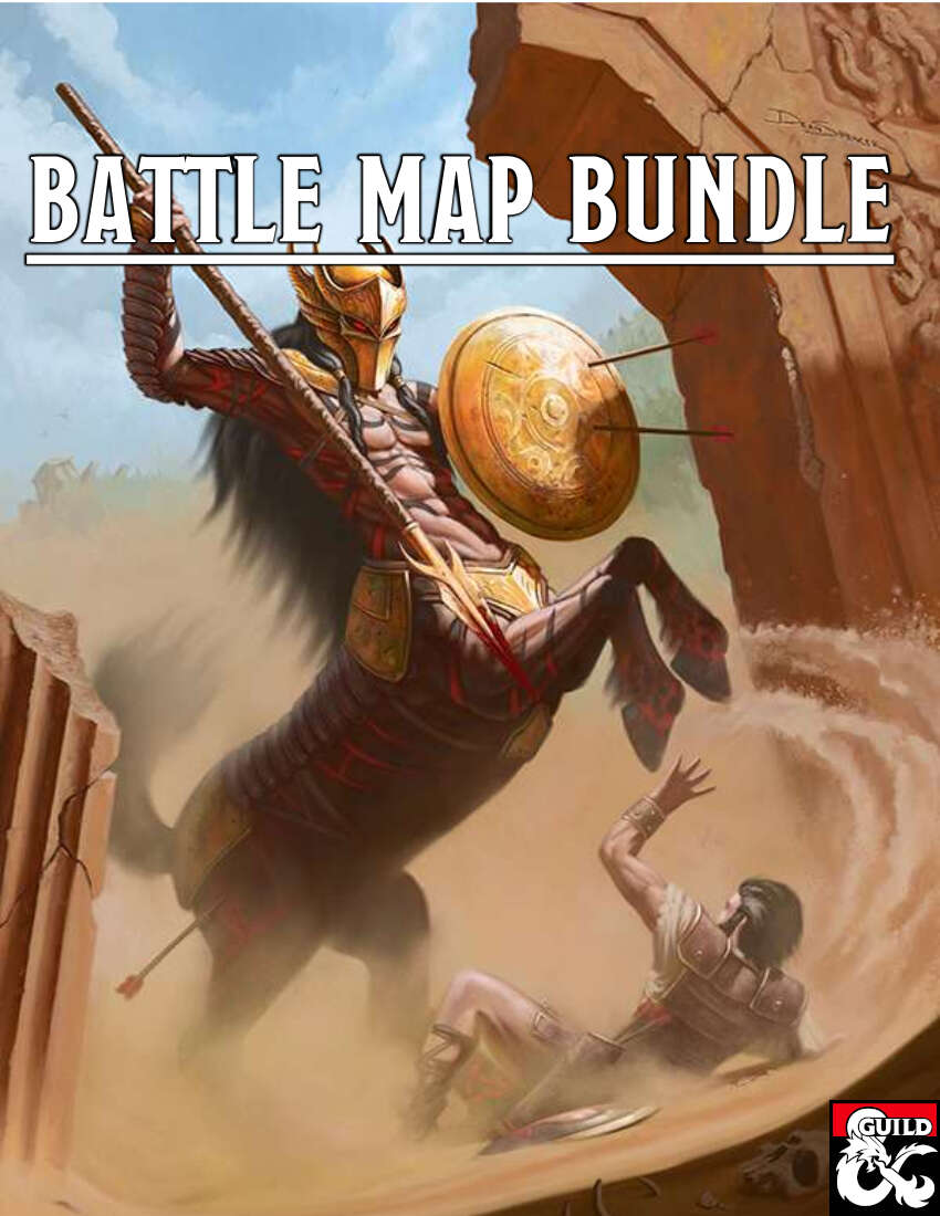 Bundle of 7 Assorted Battle Maps - Dungeon Masters Guild | DriveThruRPG