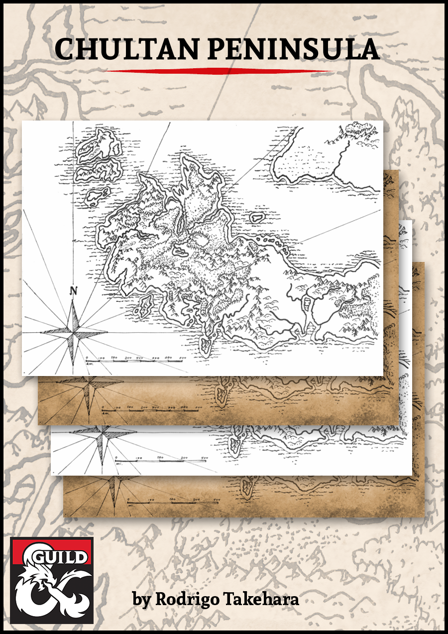 Chultan Peninsula Map - Dungeon Masters Guild | DriveThruRPG
