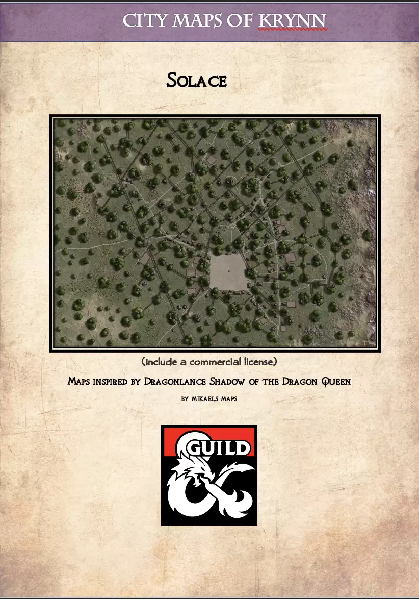 Solace - Cities of Krynn - Dungeon Masters Guild | DriveThruRPG