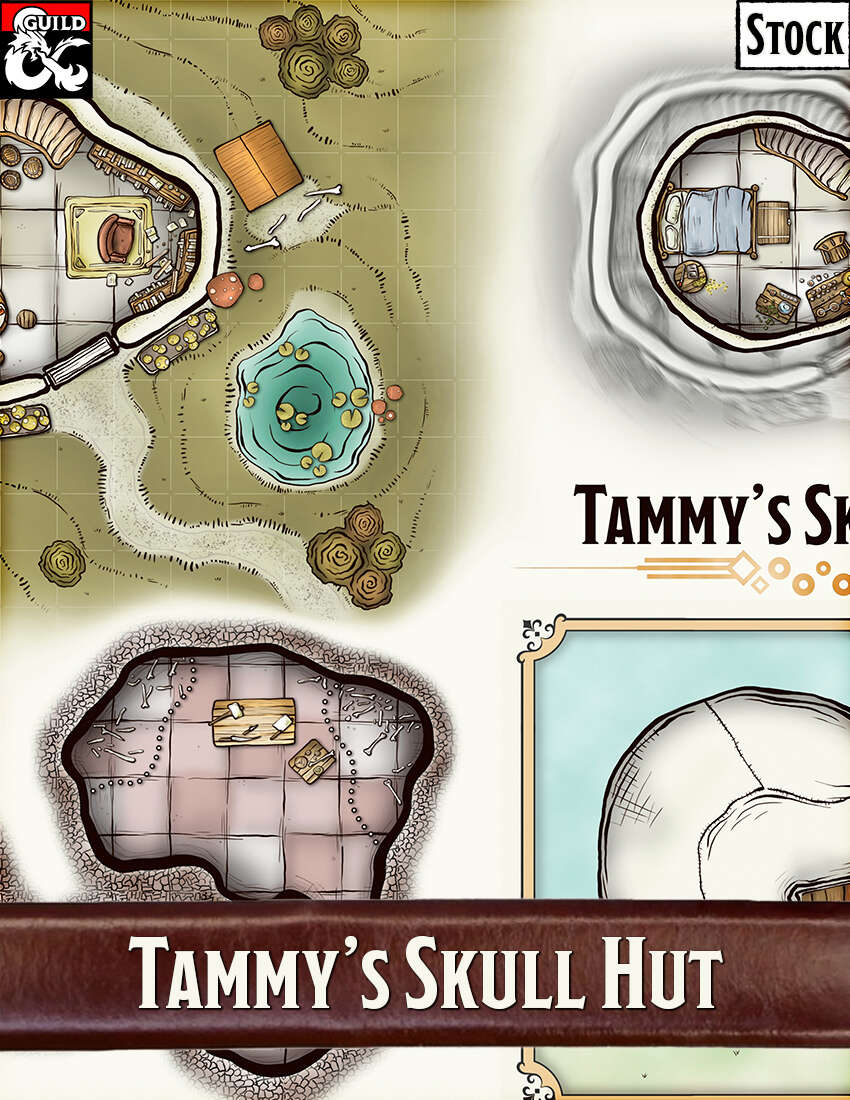 Elven Tower - Tammy's School House | 25x20 Stock Battlemap - Dungeon Masters Guild | DriveThruRPG