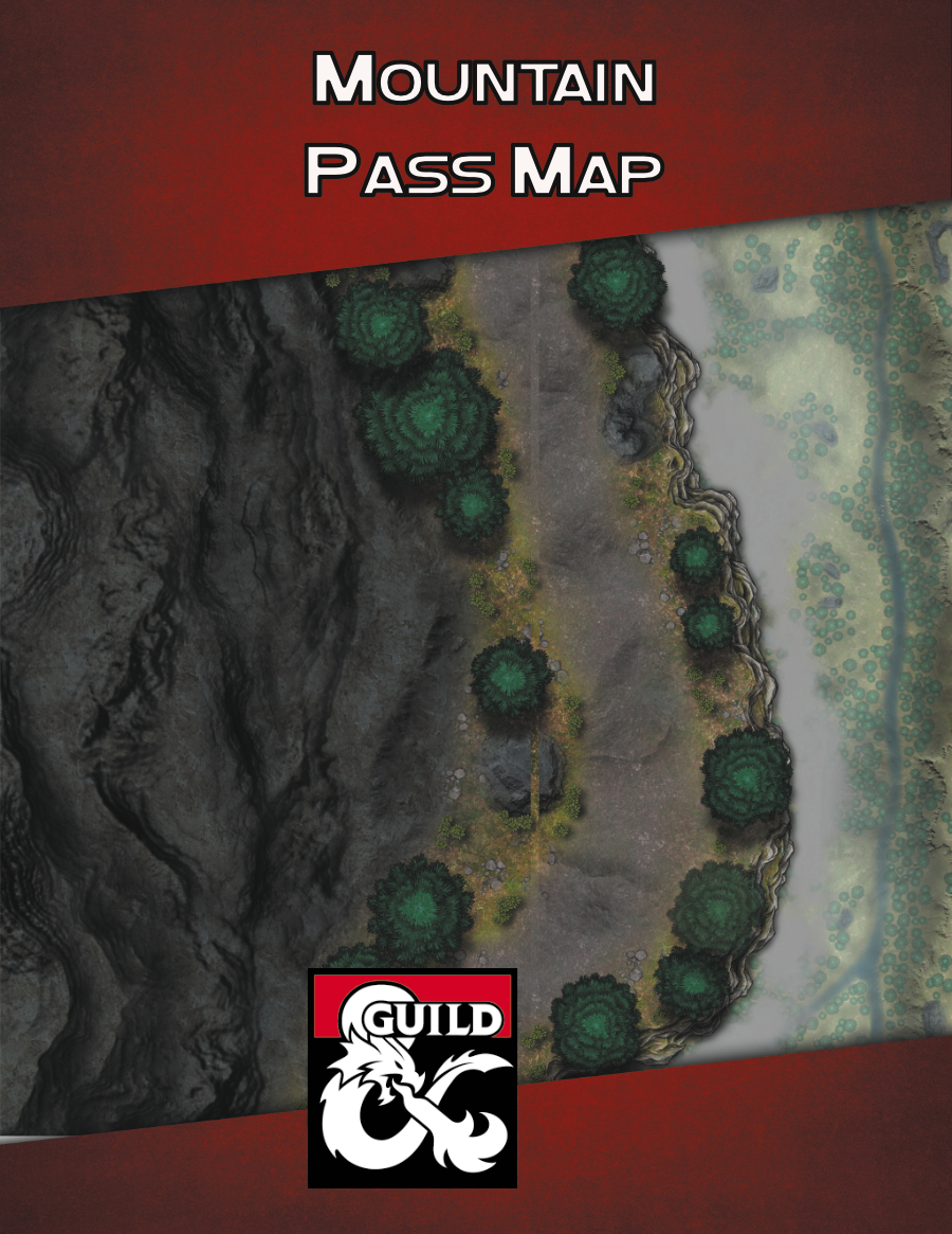 Mountain Pass Map - Dungeon Masters Guild | DriveThruRPG