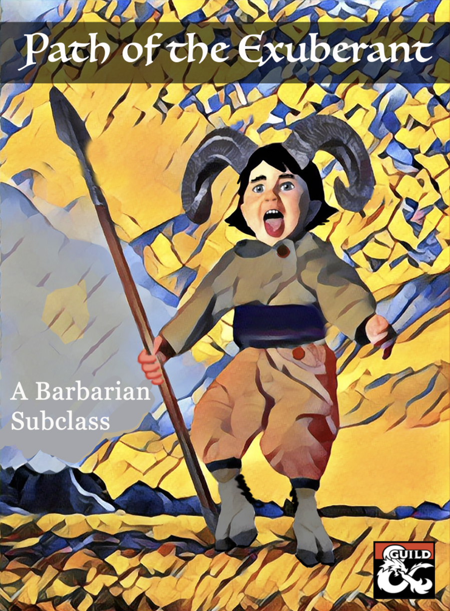 Path of the Exuberant Barbabrian - Dungeon Masters Guild | DriveThruRPG