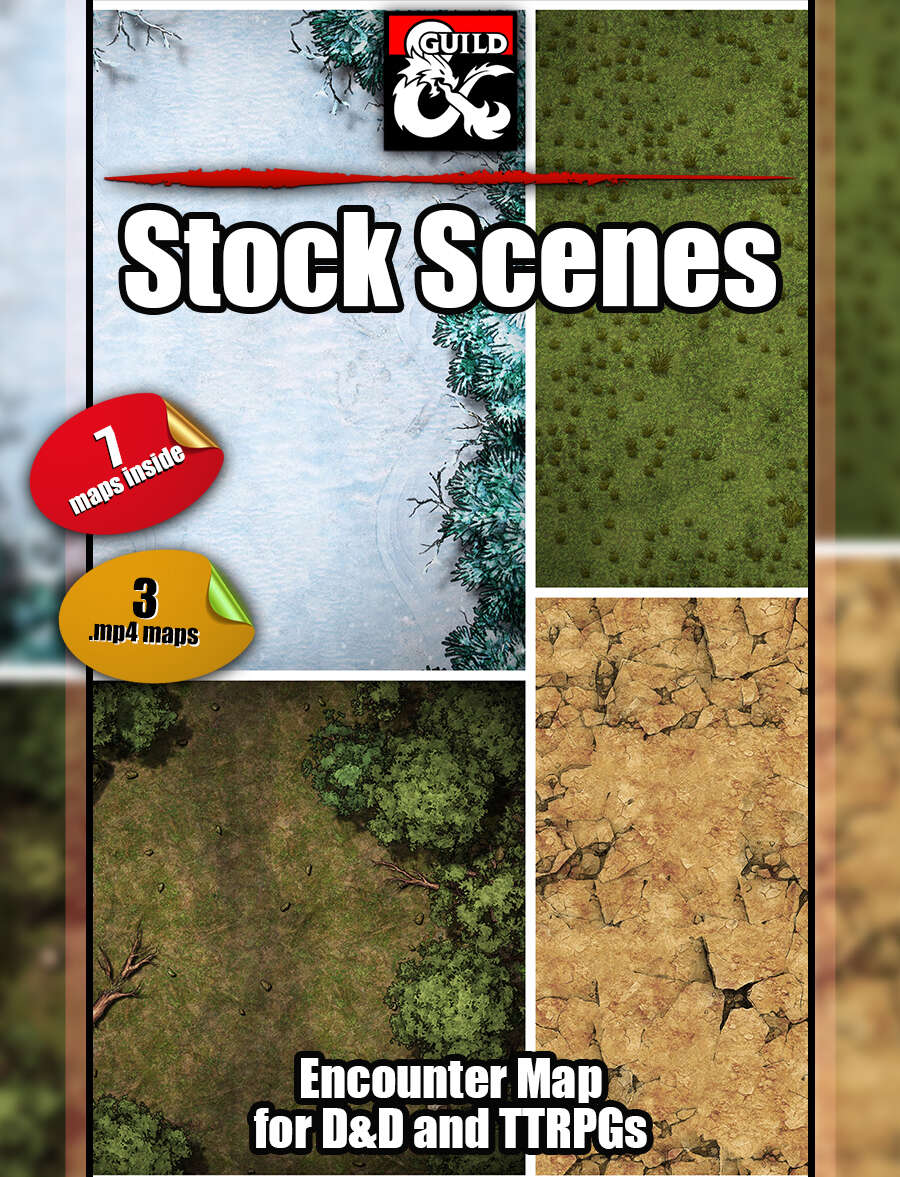 Stock Scenes- 7 maps - jpg/mp4 & Fantasy Grounds .mod - Dungeon Masters ...