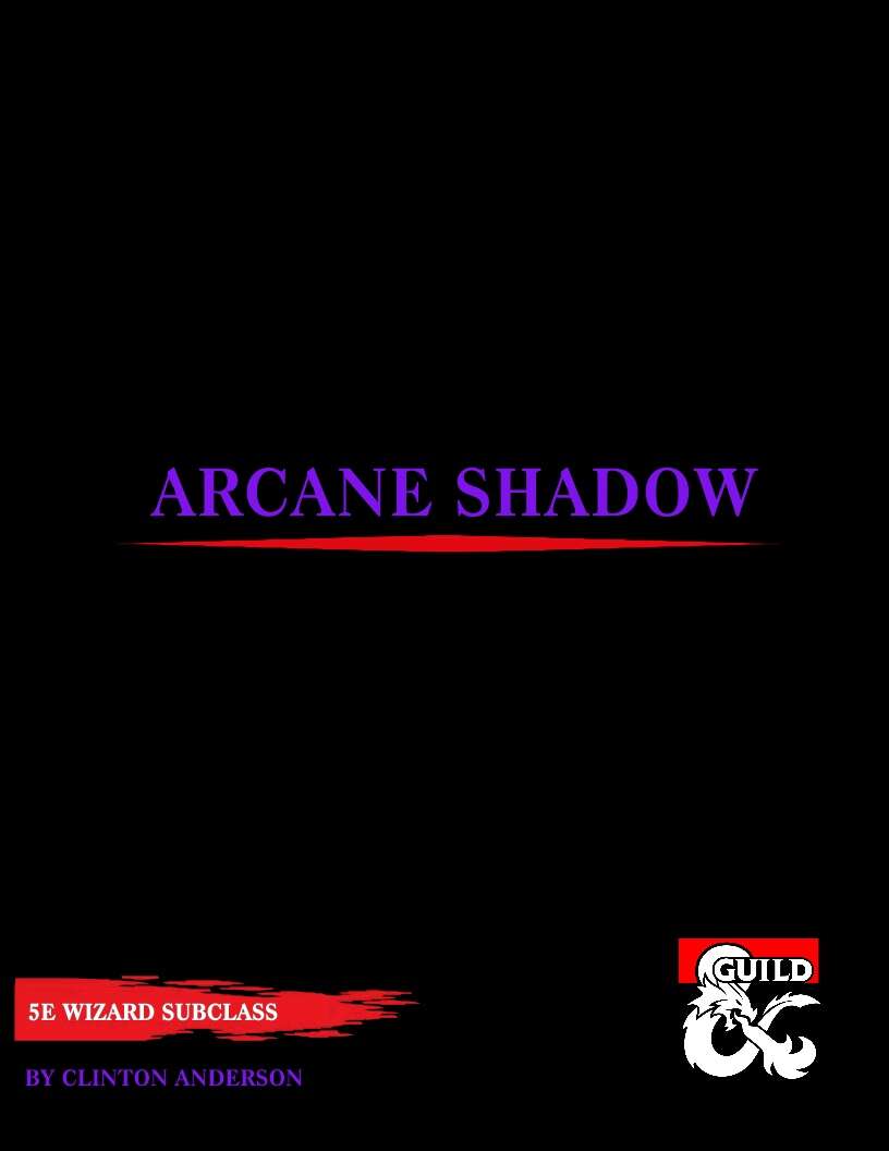 Arcane Shadow - Dungeon Masters Guild | DriveThruRPG