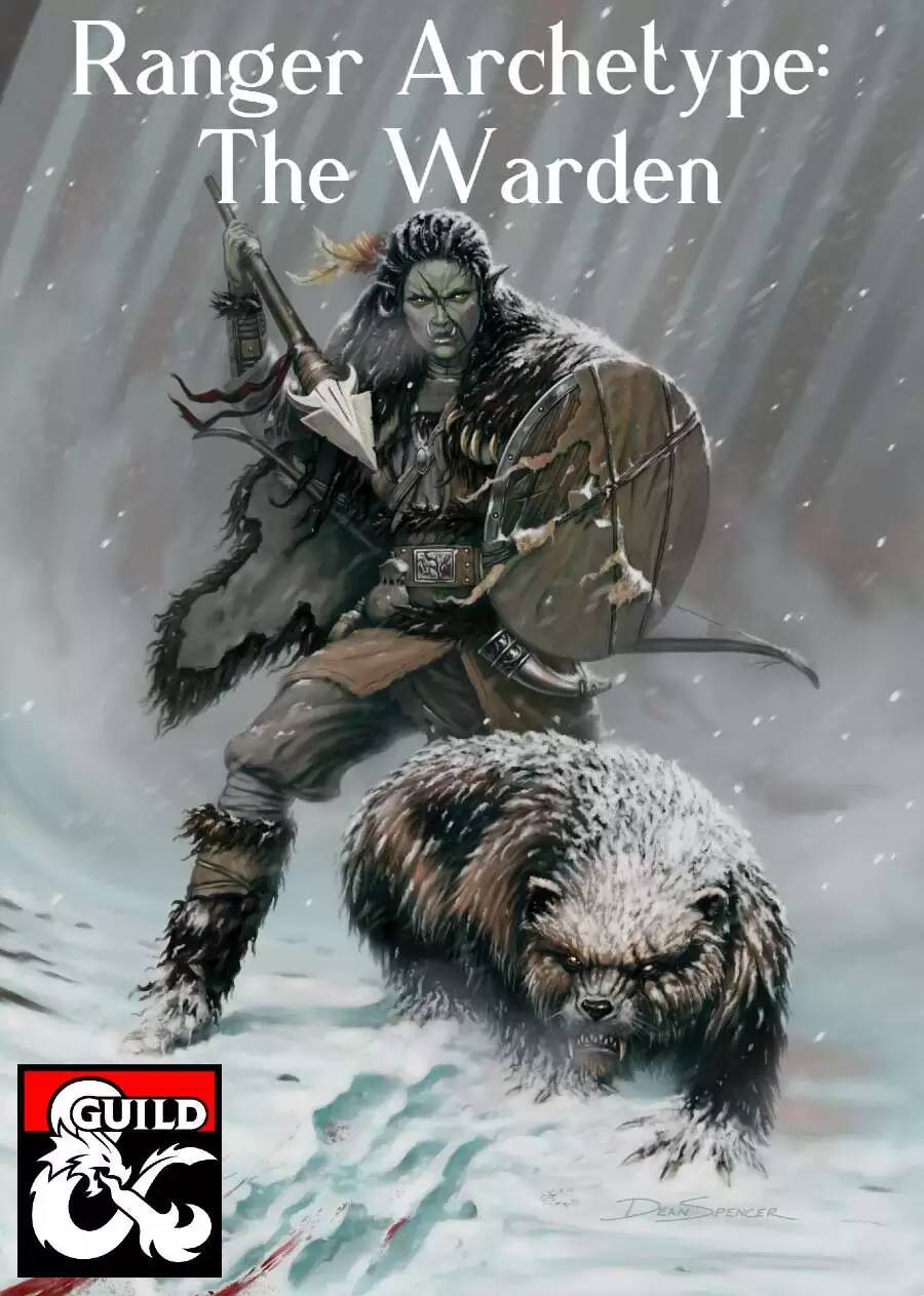 The Warden - Ranger Subclass - Dungeon Masters Guild | DriveThruRPG
