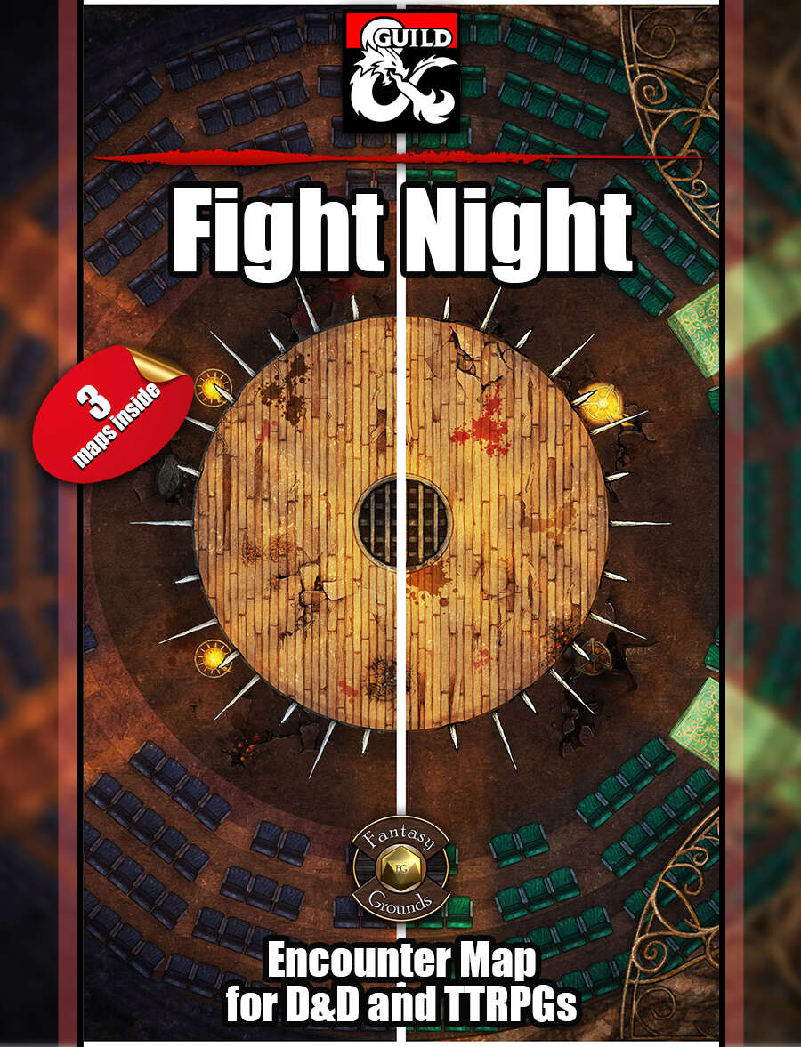 Fight Night - 3 maps - jpg/mp4 & Fantasy Grounds .mod - Dungeon Masters ...