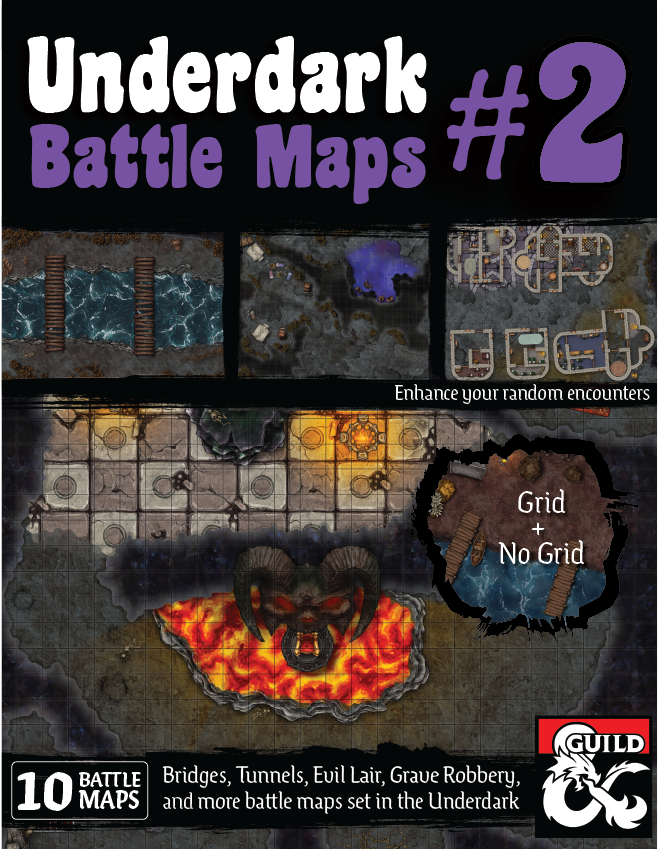 Underdark Battle Maps Volume 2 - Dungeon Masters Guild | DriveThruRPG