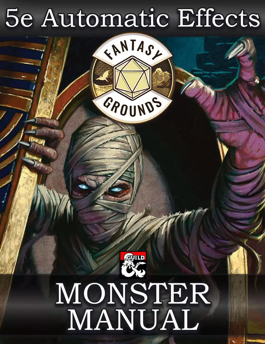 5E Automatic Effects - Monster Manual (Fantasy Grounds) - Dungeon ...