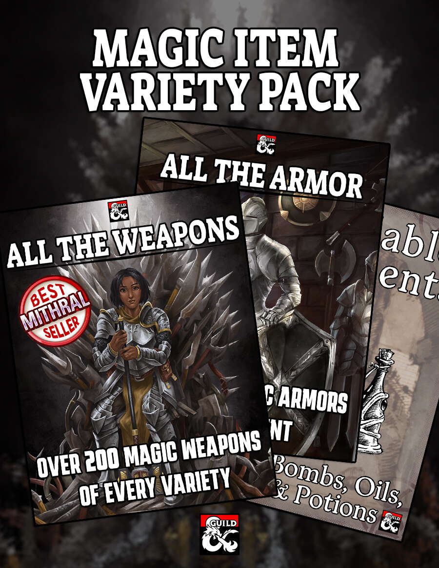Magic Item Variety Pack [BUNDLE] - Dungeon Masters Guild | DriveThruRPG