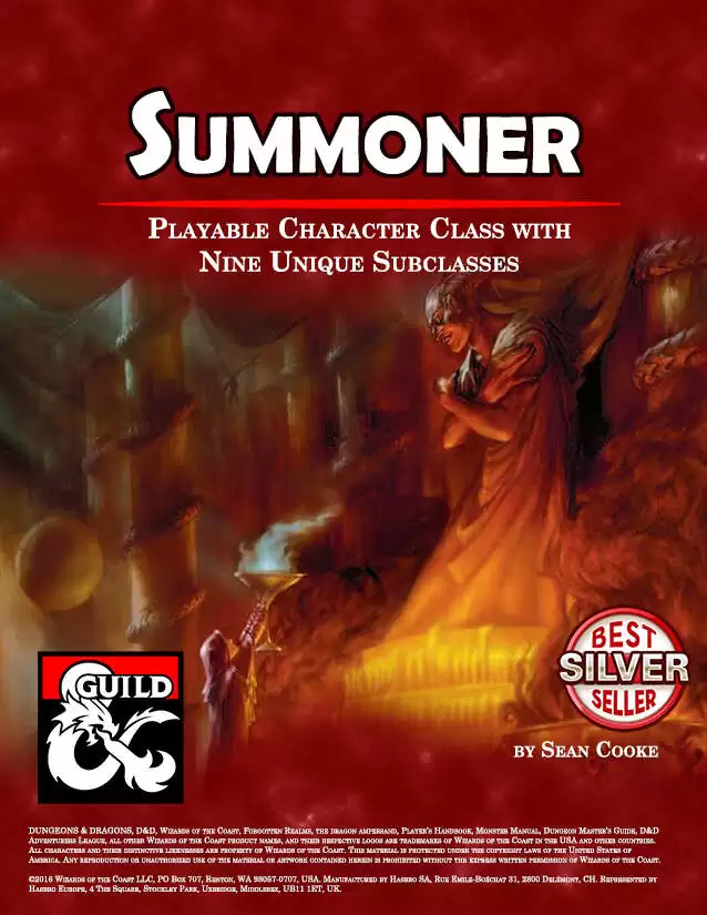 Summoner - Playable Character Class - Dungeon Masters Guild | DriveThruRPG