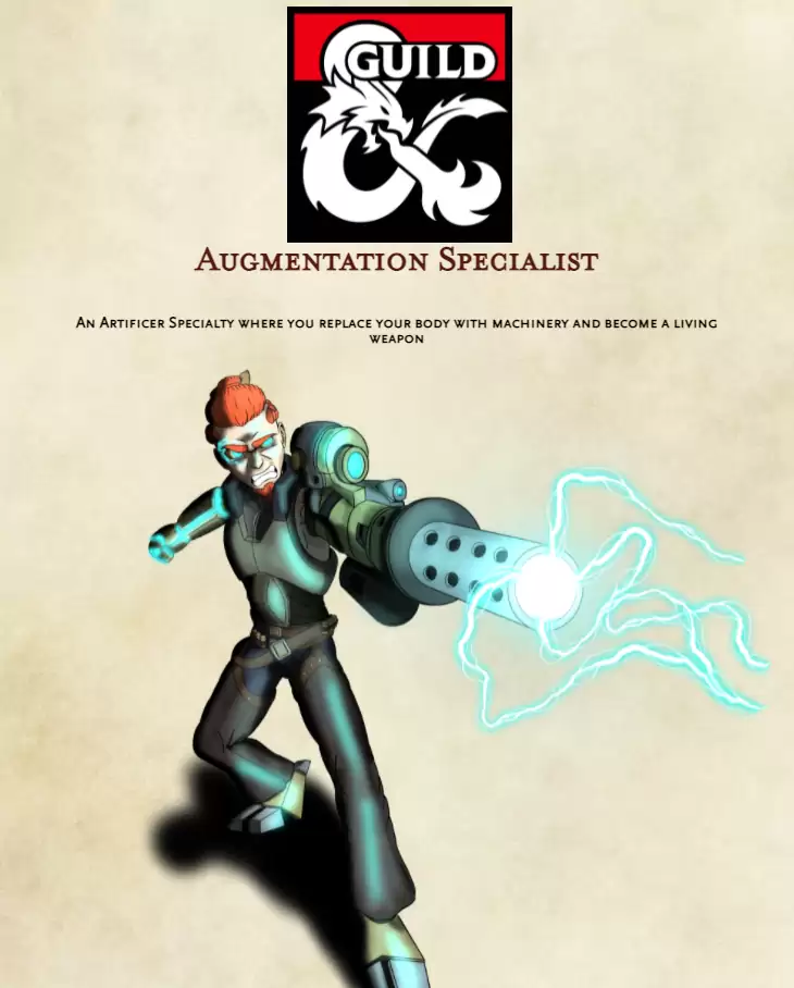 Augmentation - An Artificer Specialty - Dungeon Masters Guild | DriveThruRPG