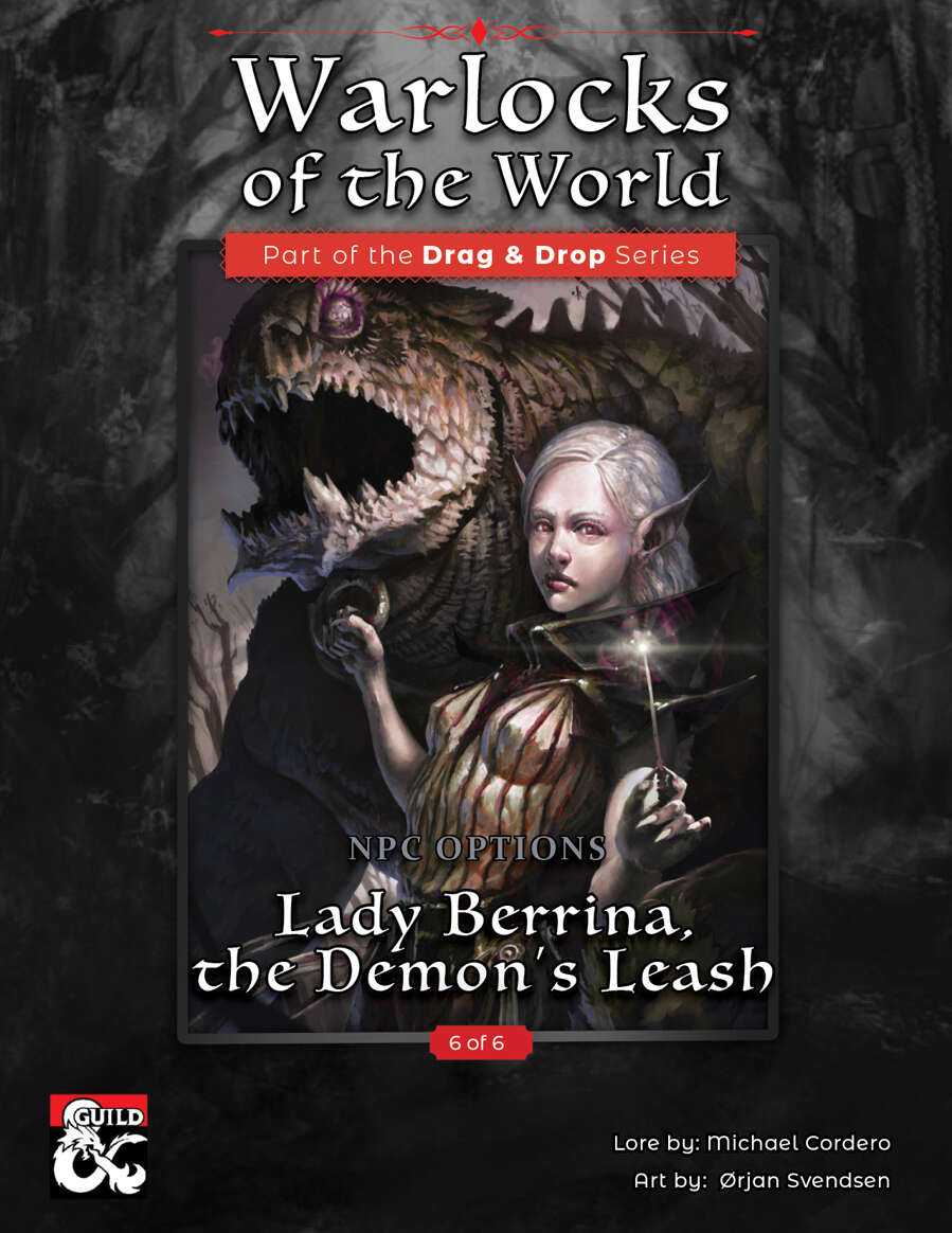 Drag & Drop: NPC Options - Warlocks of the World #6 - Dungeon Masters ...