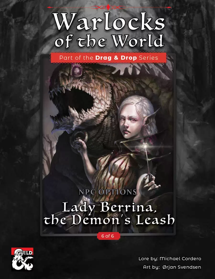 Drag & Drop: NPC Options - Warlocks of the World #6 - Dungeon Masters Guild | DriveThruRPG