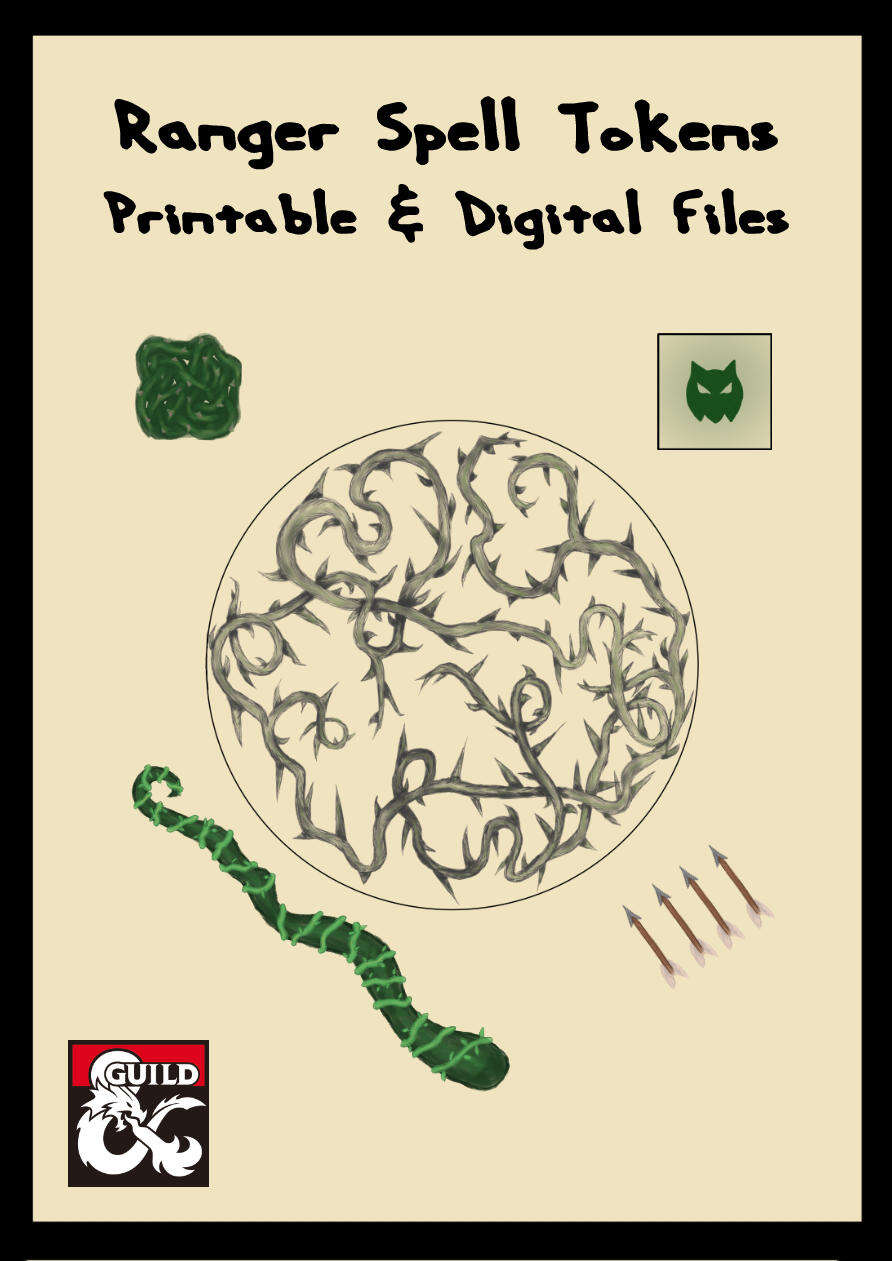 Ranger Spell Effect Tokens/Markers - Dungeon Masters Guild | DriveThruRPG
