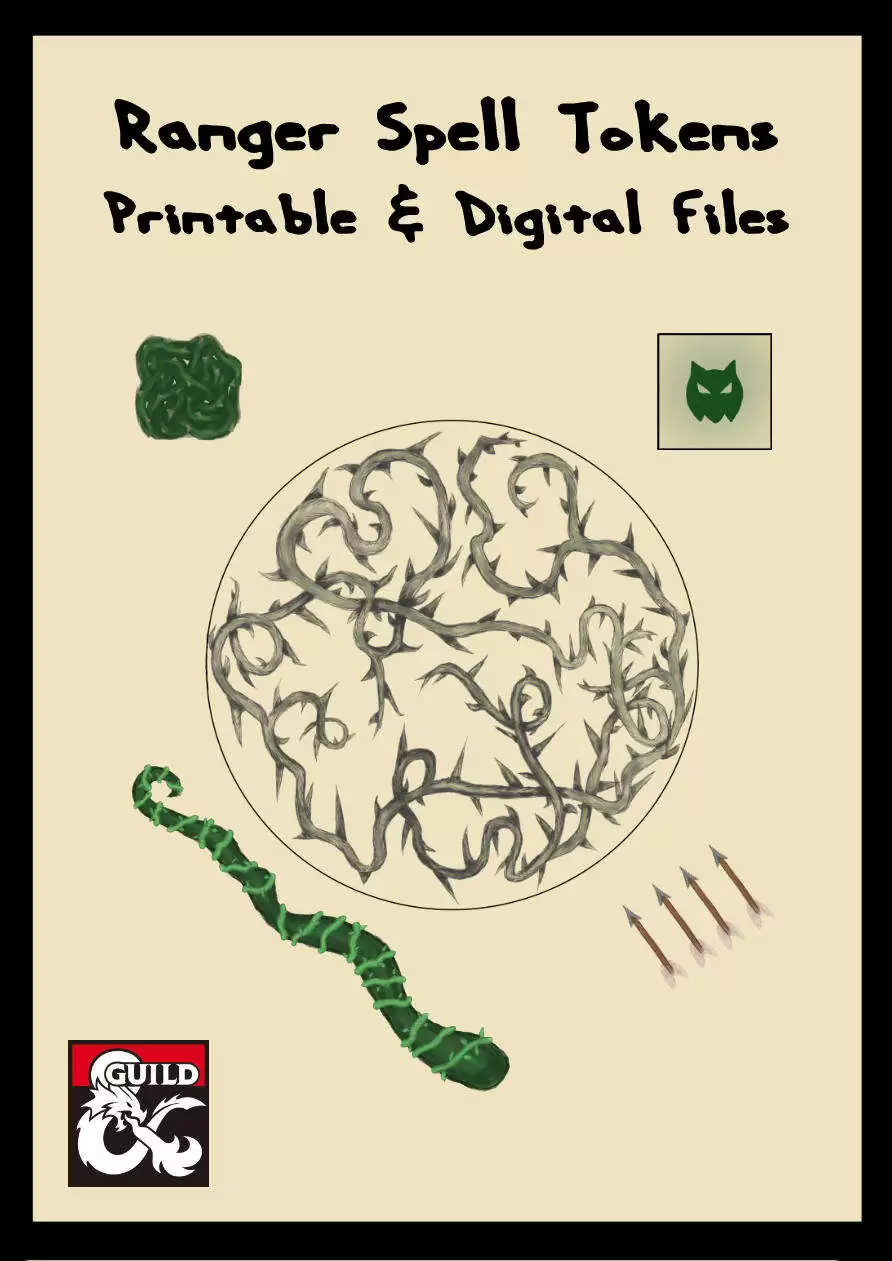 Ranger Spell Effect Tokens/Markers - Dungeon Masters Guild | DriveThruRPG