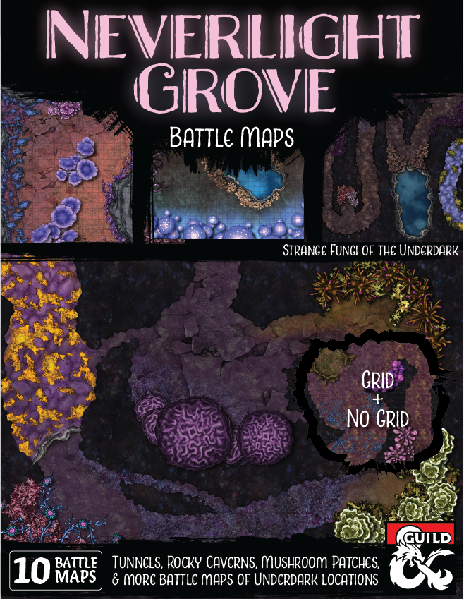 Out of the Abyss Map Pack: Neverlight Grove Battle Maps - Dungeon Masters Guild | DriveThruRPG