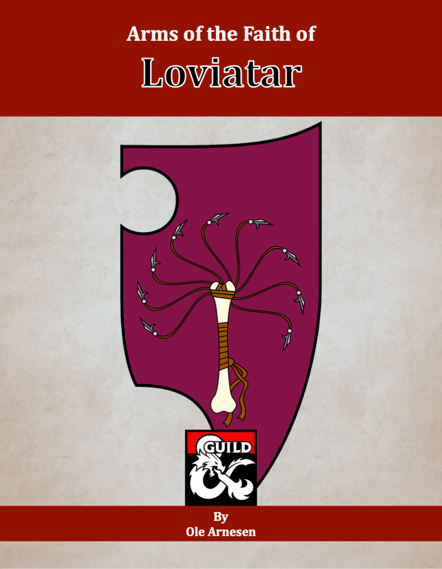 Arms of the Faith of Loviatar - Dungeon Masters Guild | DriveThruRPG