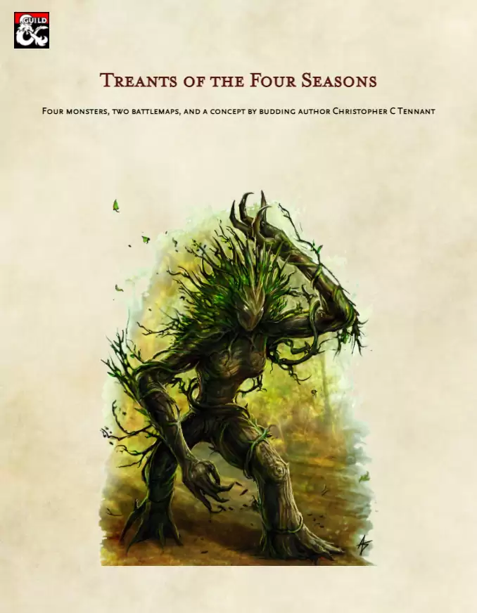 Treants of the Four Seasons - Dungeon Masters Guild | DriveThruRPG