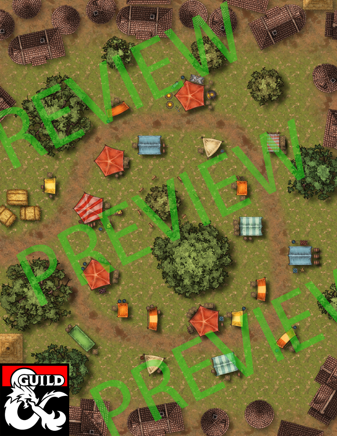 Elturel Market Map Pack - Dungeon Masters Guild | DriveThruRPG