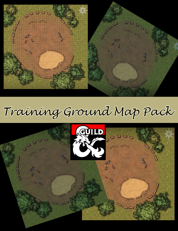 Training Ground Map Pack - Dungeon Masters Guild | DriveThruRPG