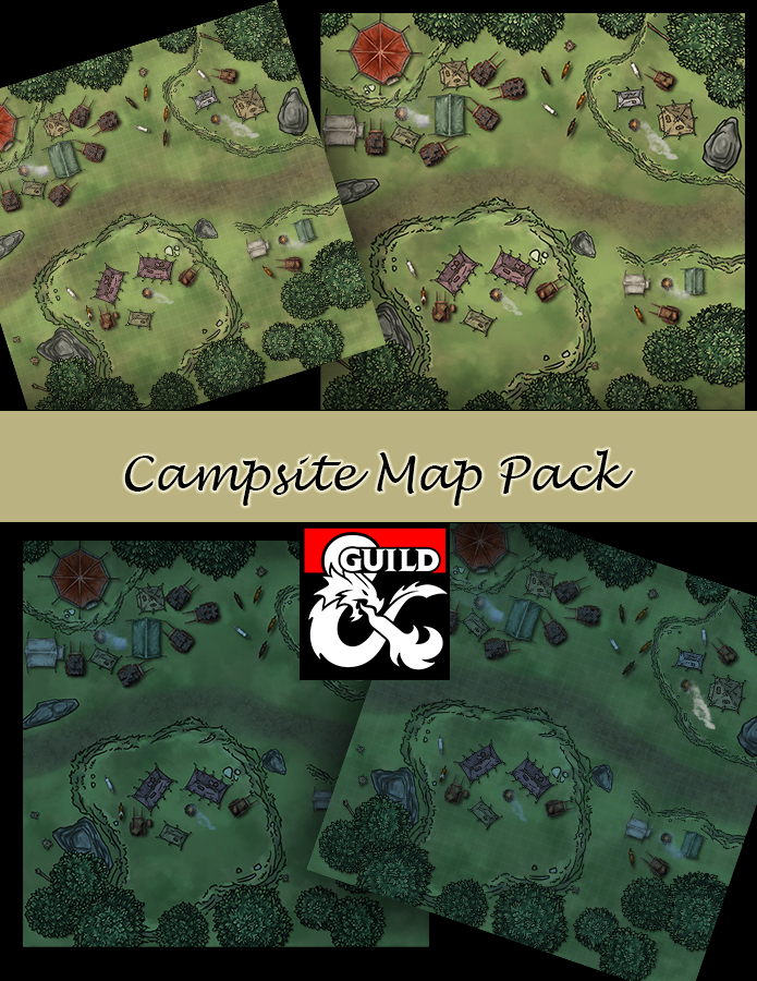 Caravan Camp Map Pack - Dungeon Masters Guild | DriveThruRPG