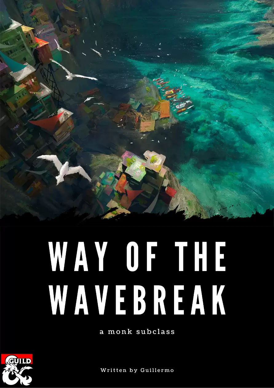 Way of the Wavebreak, a monk subclass - Dungeon Masters Guild ...