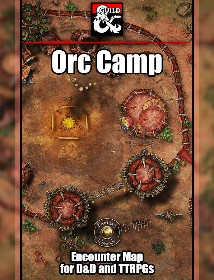 Orc Camps - 2 maps - jpg/mp4 & Fantasy Grounds .mod - Dungeon Masters ...