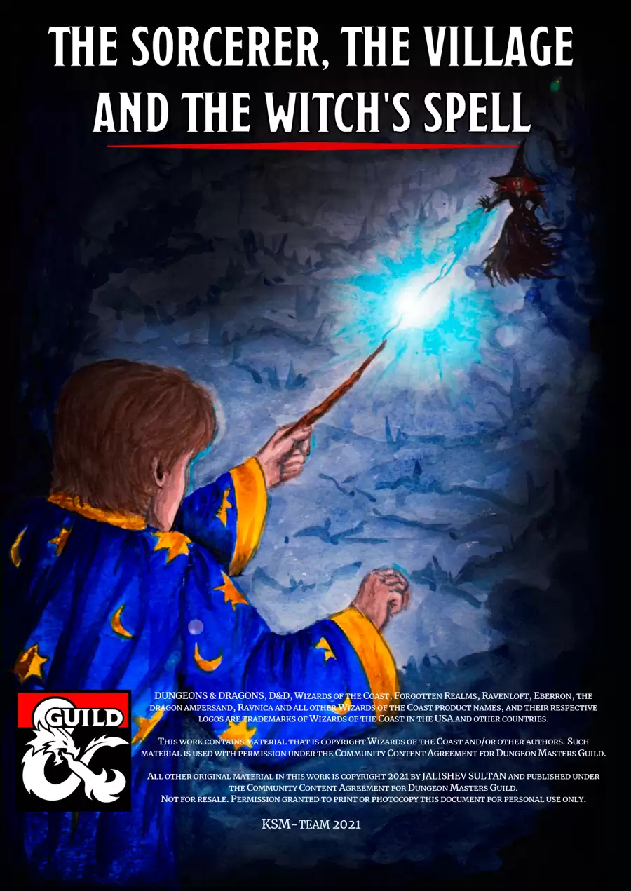 The Sorcerer, The Village and the witch's spell - Dungeon Masters Guild ...