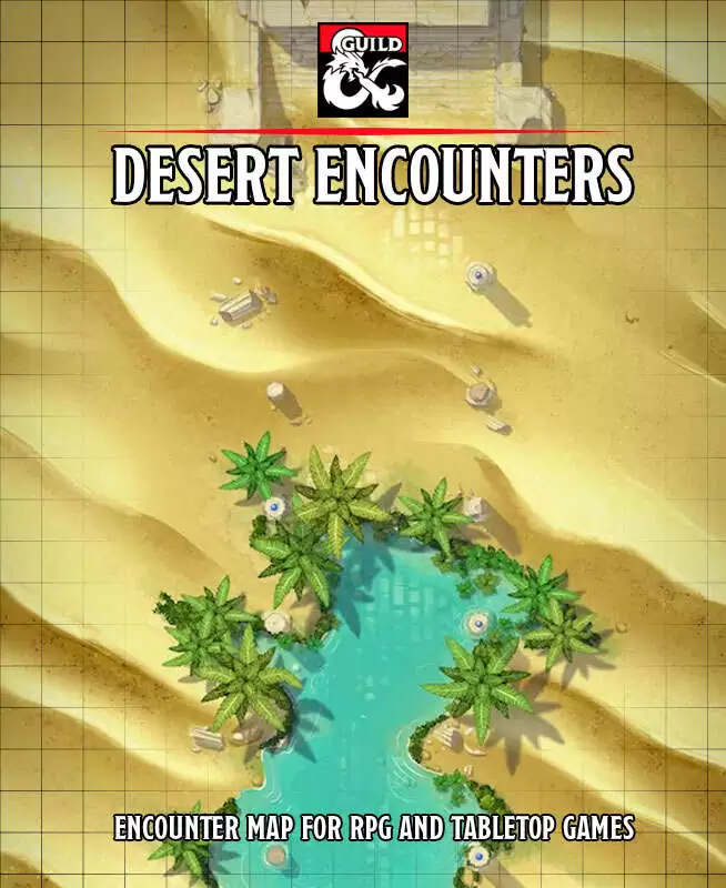 Desert Encounters battlemap - Dungeon Masters Guild | DriveThruRPG