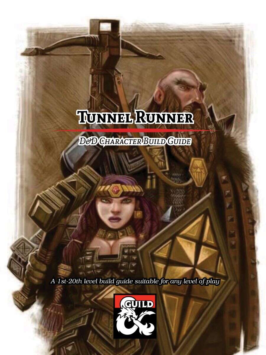 Dwarven Tunnel Runner D&D Character Build Guide - Dungeon Masters Guild ...