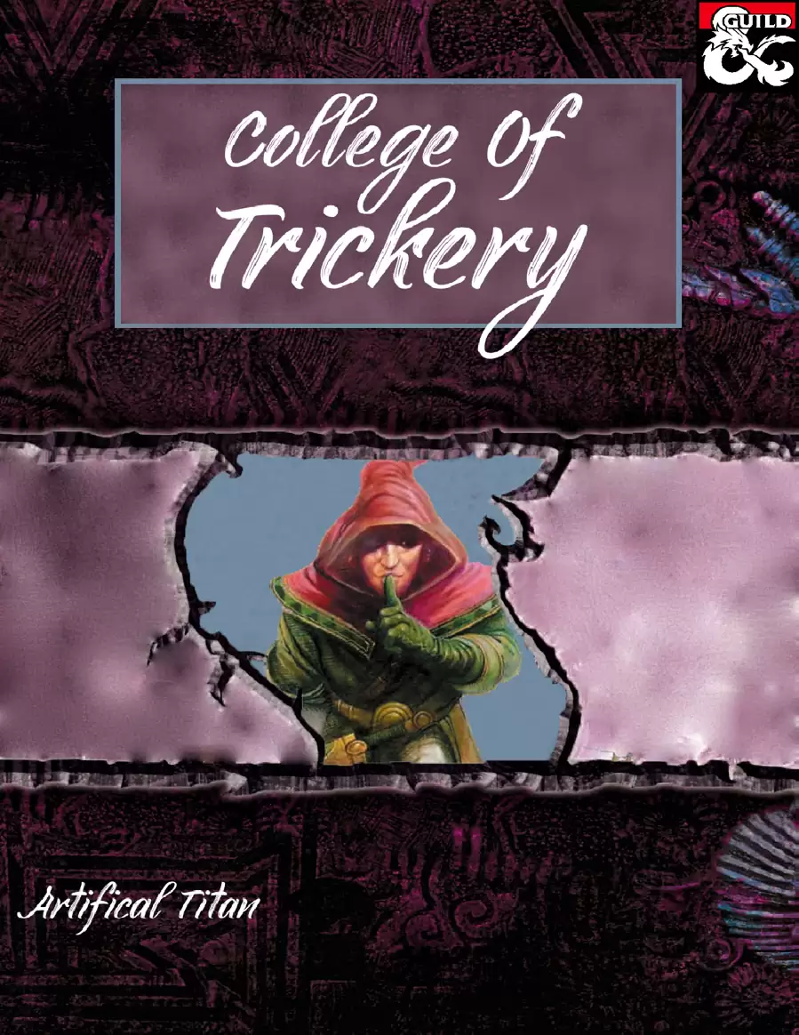 College of Trickery - Dungeon Masters Guild | DriveThruRPG
